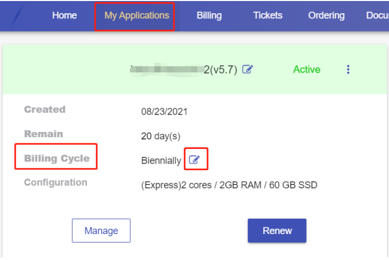 How to Change Billing Cycle for an Application · GitBook