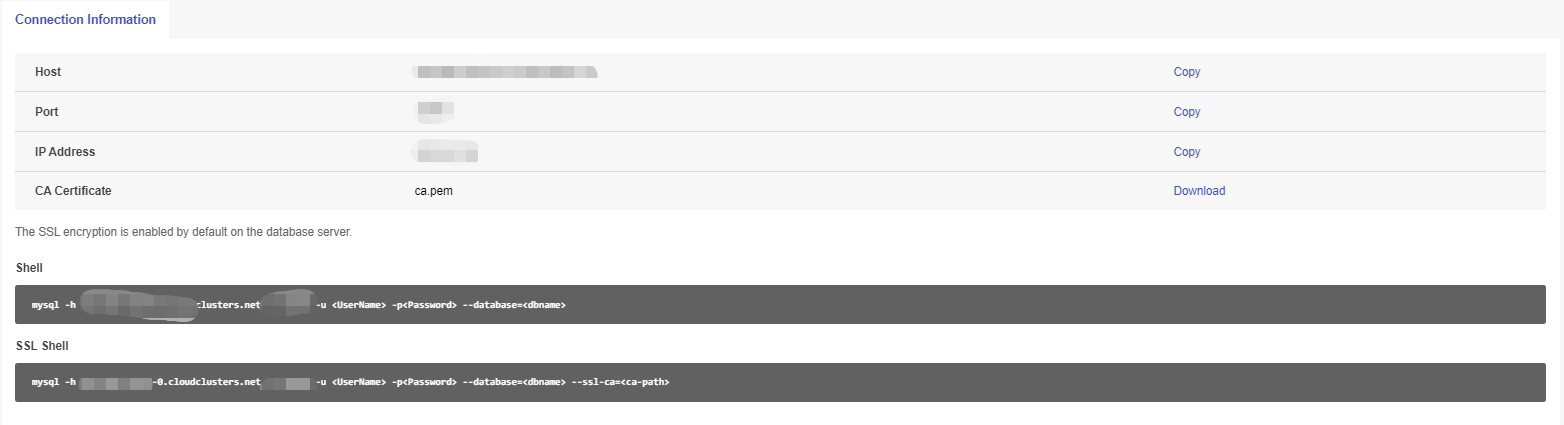 Connecting to MariaDB via MariaDB Shell or SSL Shell · GitBook